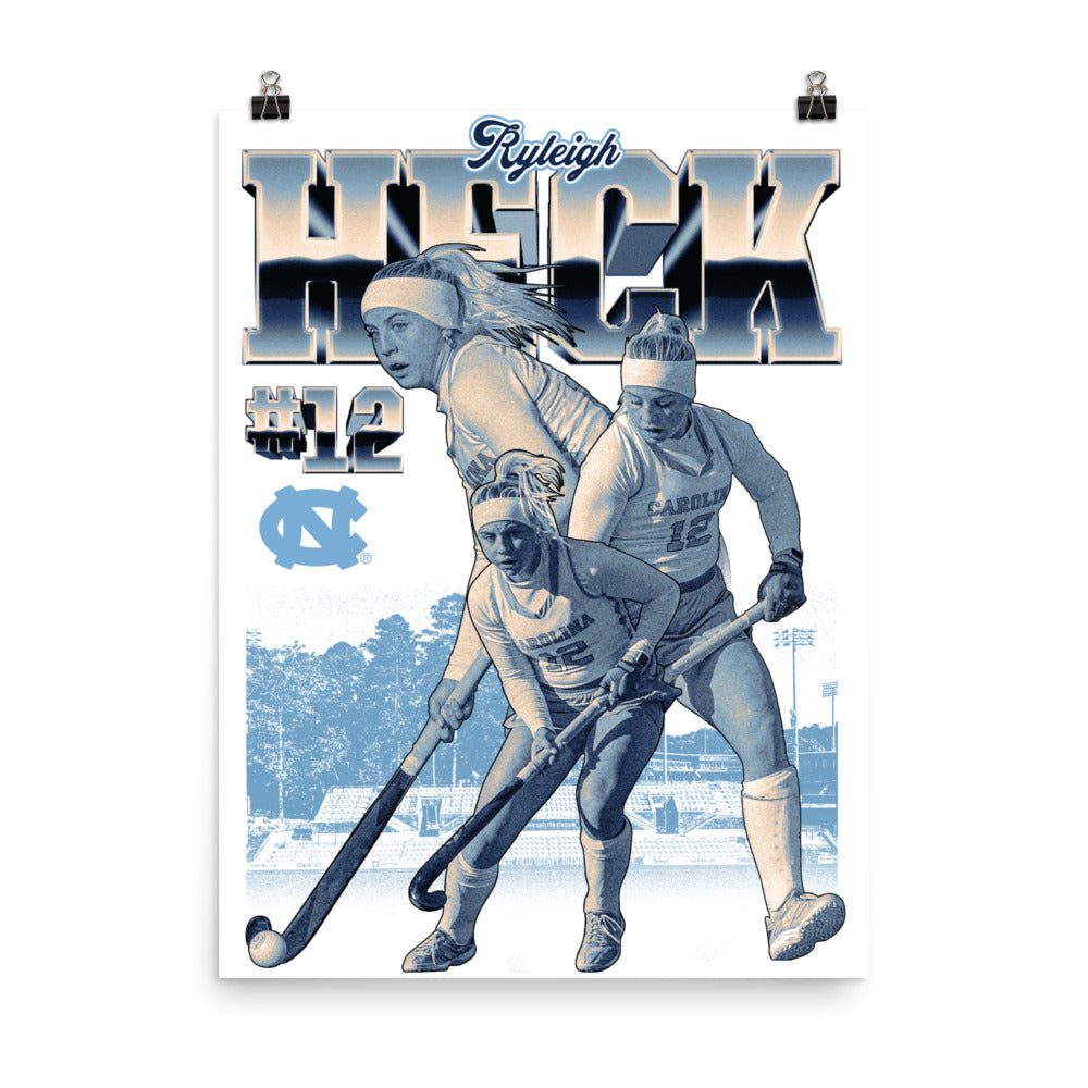 UNC - NCAA Women's Field Hockey : Ryleigh Heck - Player Collage Poster ...
