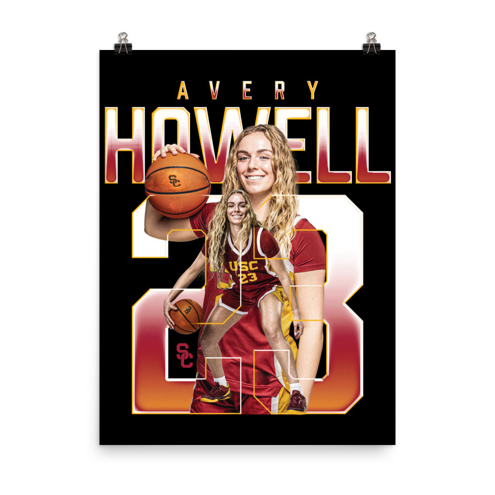 USC - NCAA Women's Basketball : Avery Howell - Player Collage Poster ...