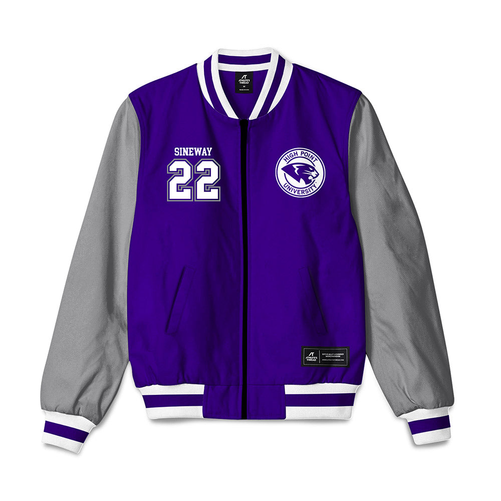 High Point - NCAA Men's Basketball : Andrew Sineway - Bomber Jacket ...
