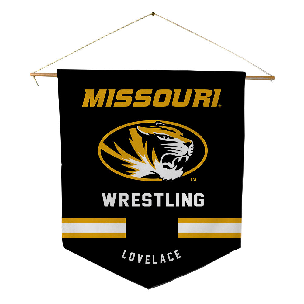 Missouri - NCAA Wrestling : Eric Lovelace - Pennant - 18" x 21 ...