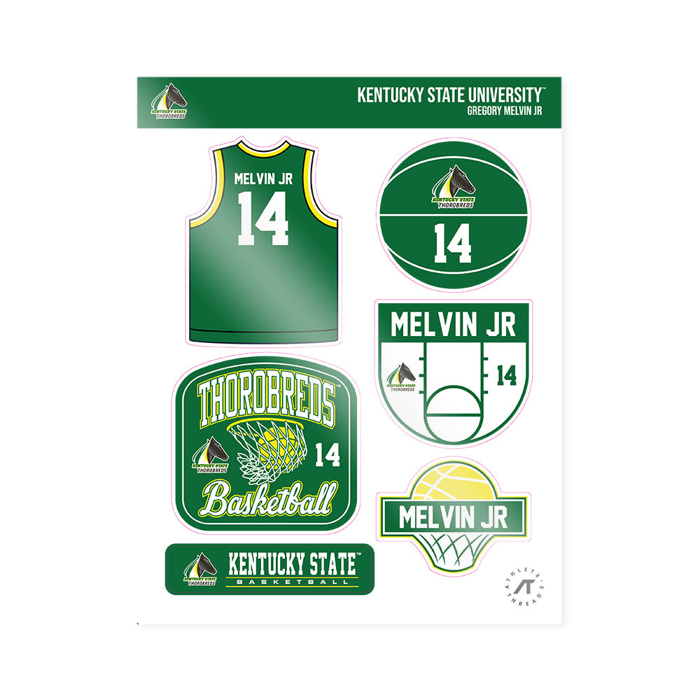 KYSU - NCAA Men's Basketball : Gregory Melvin Jr - Sticker Sheet ...